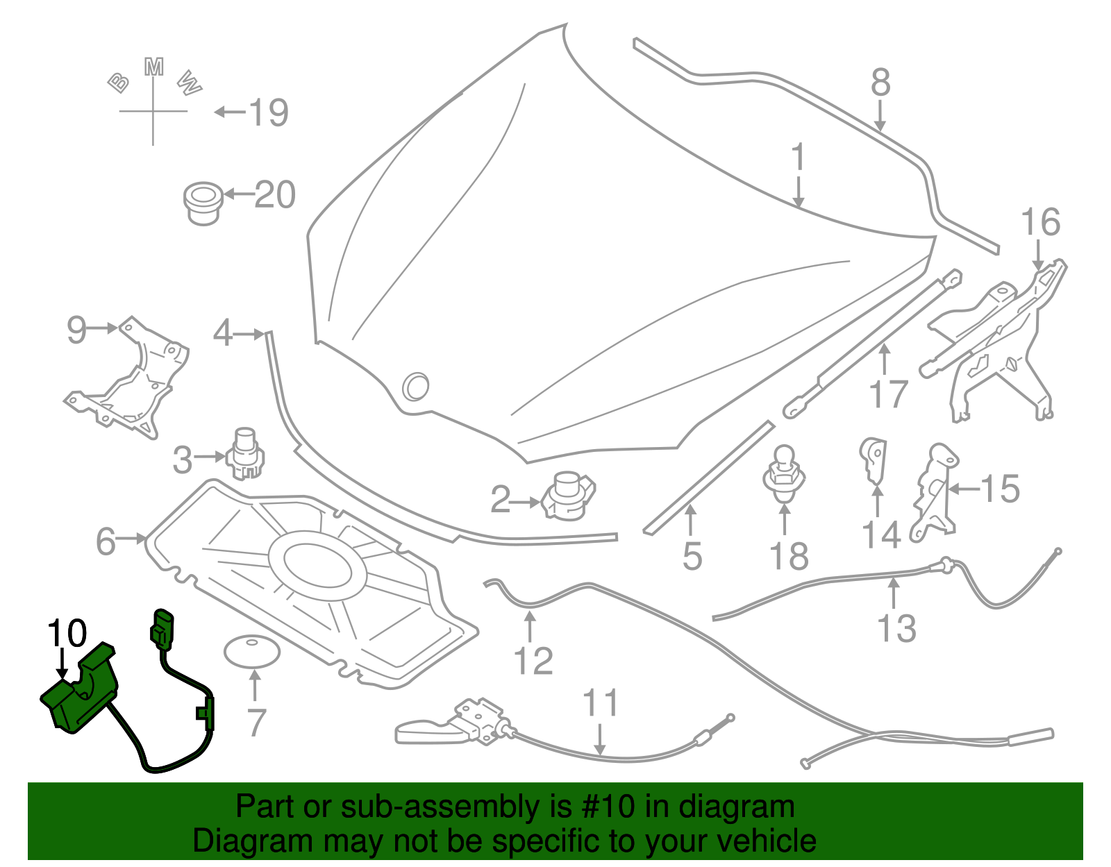 51-23-7-308-068 - Lock - 2014-2025 BMW | BMW Parts Exchange