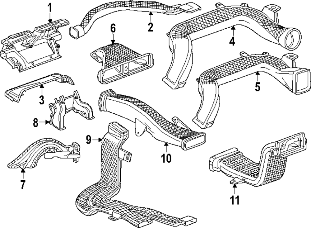 2023-2025 GM Water Deflector 84779849 | Courtesy Parts