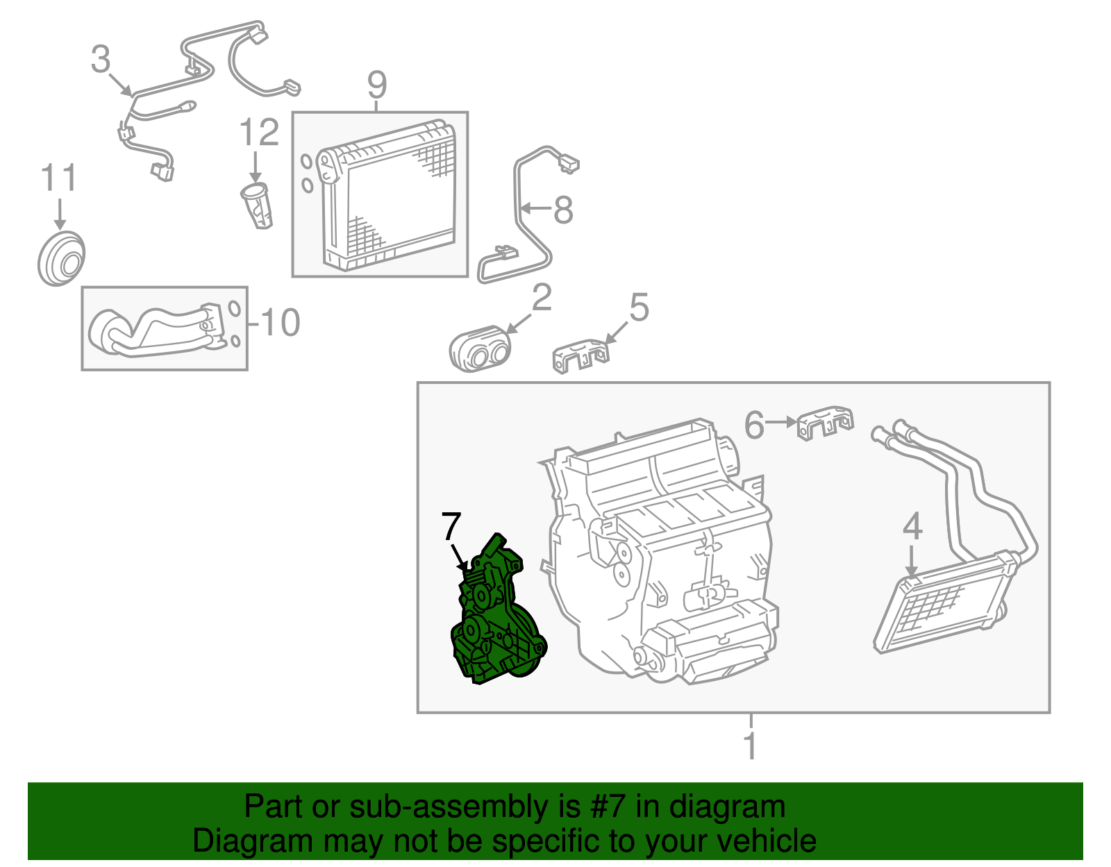 2007-2021 Toyota Tundra Servo Sub-Assembly, Damper, No. 1 87106-0C070 ...
