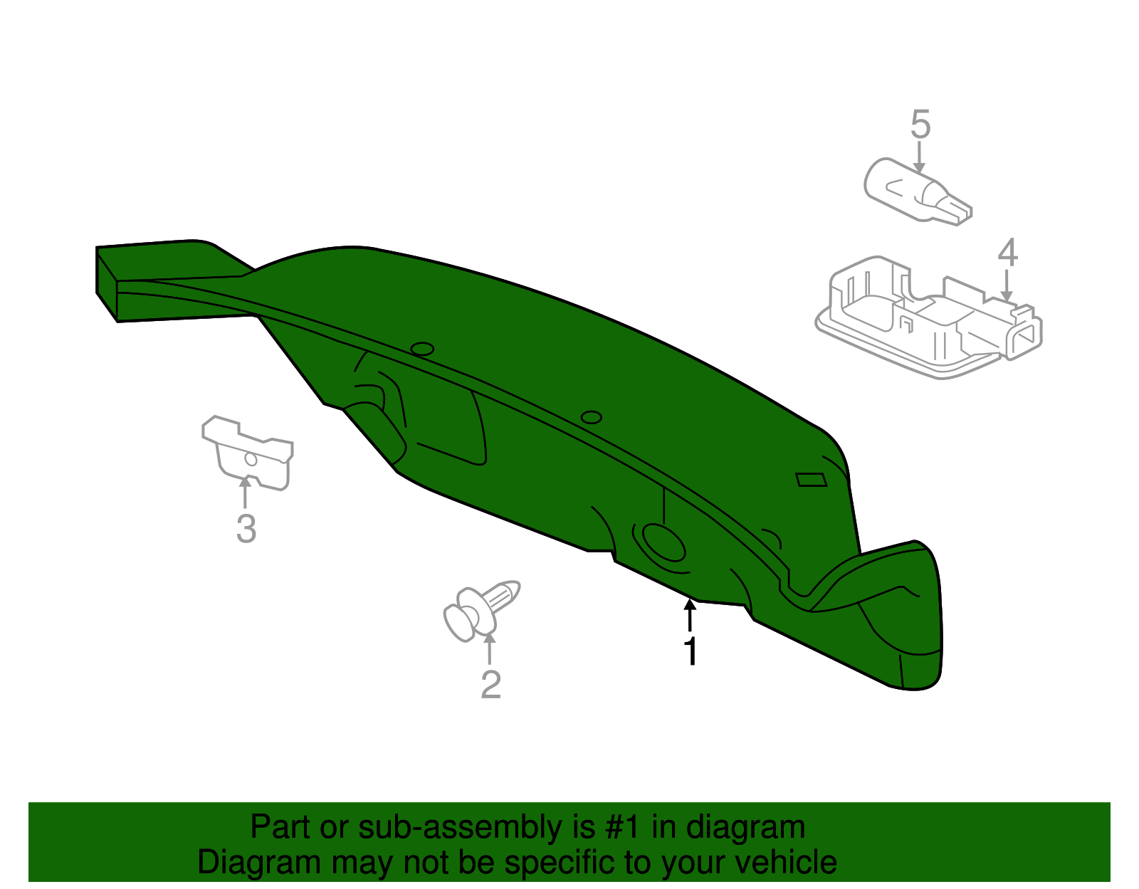 84630-T2F-A02ZA - Honda Trunk Lid Trim 2014-2017 Honda Accord ...