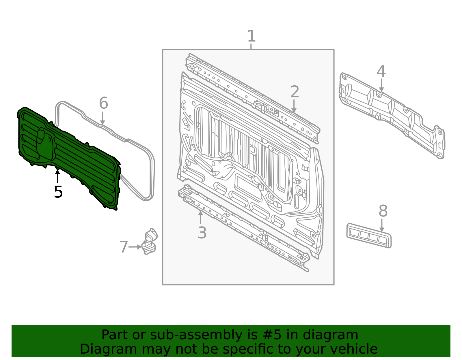 67847-0C070 - 2022-2024 Toyota Tundra - Access Panel | Toyota Parts ...