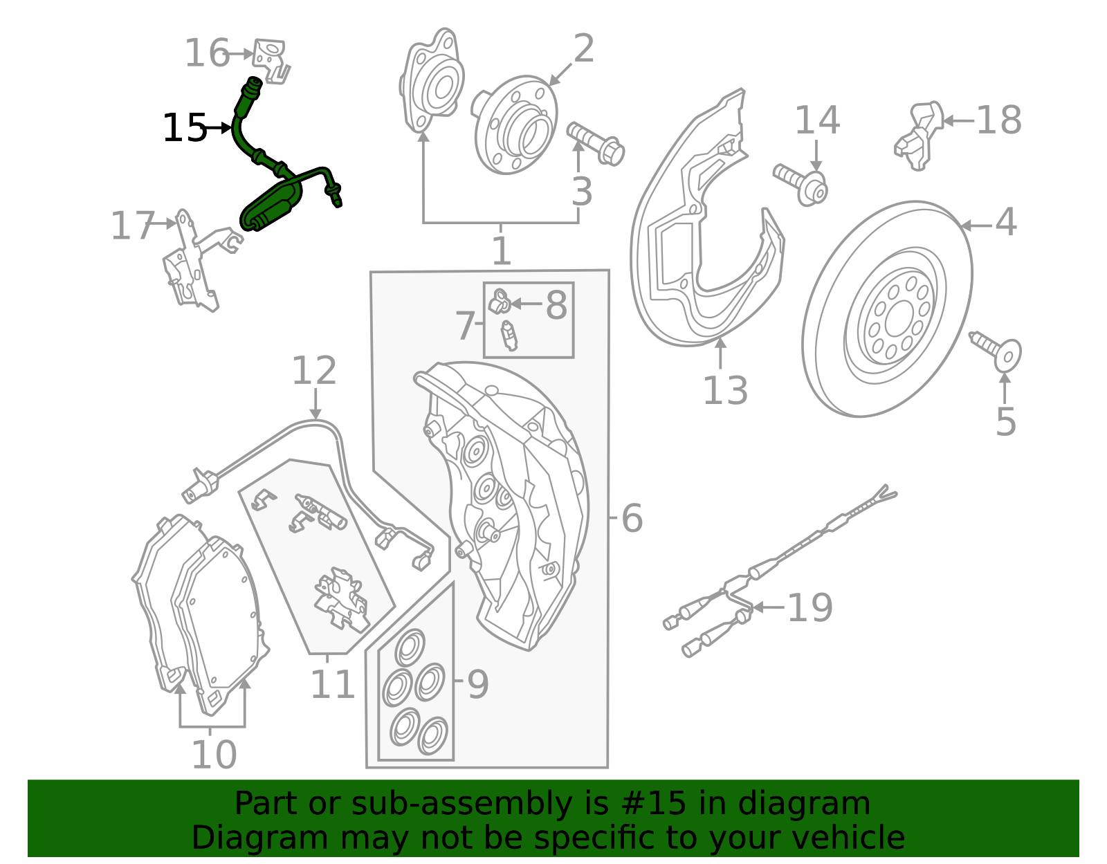 2020-2024 Audi Brake Hose 4N0-611-707-F | Audi USA Parts