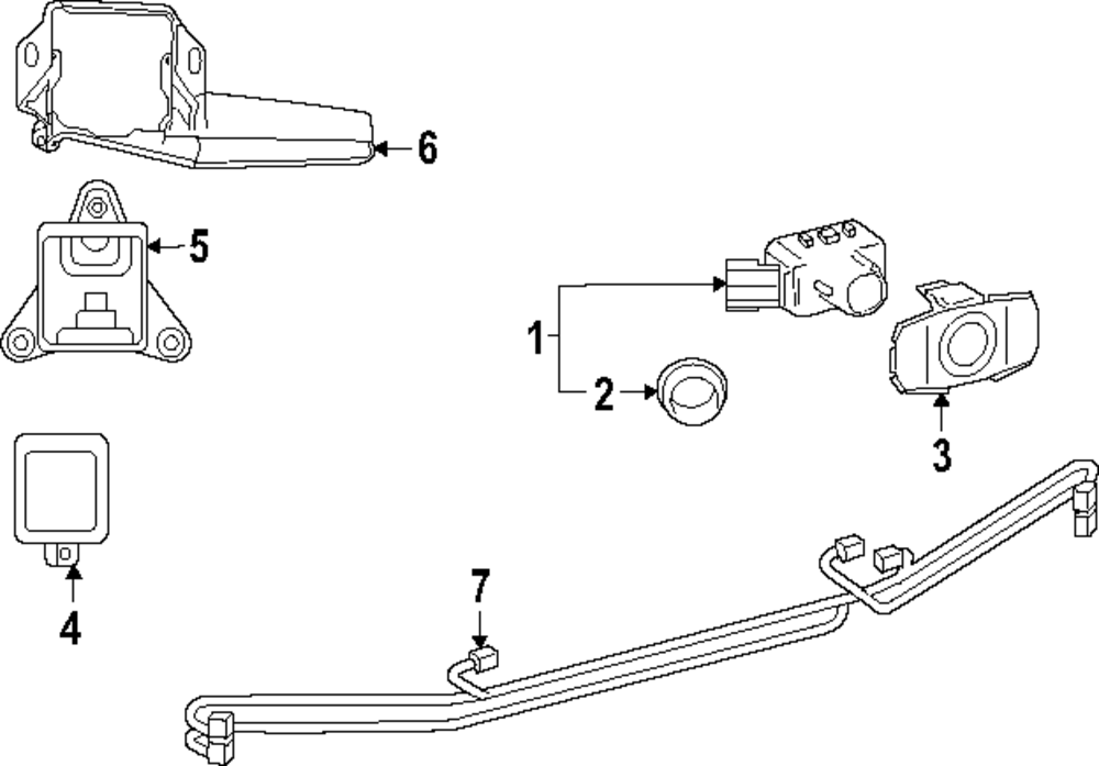 2025 Toyota Camry Bracket 88161-06010 | Toyota Parts Center