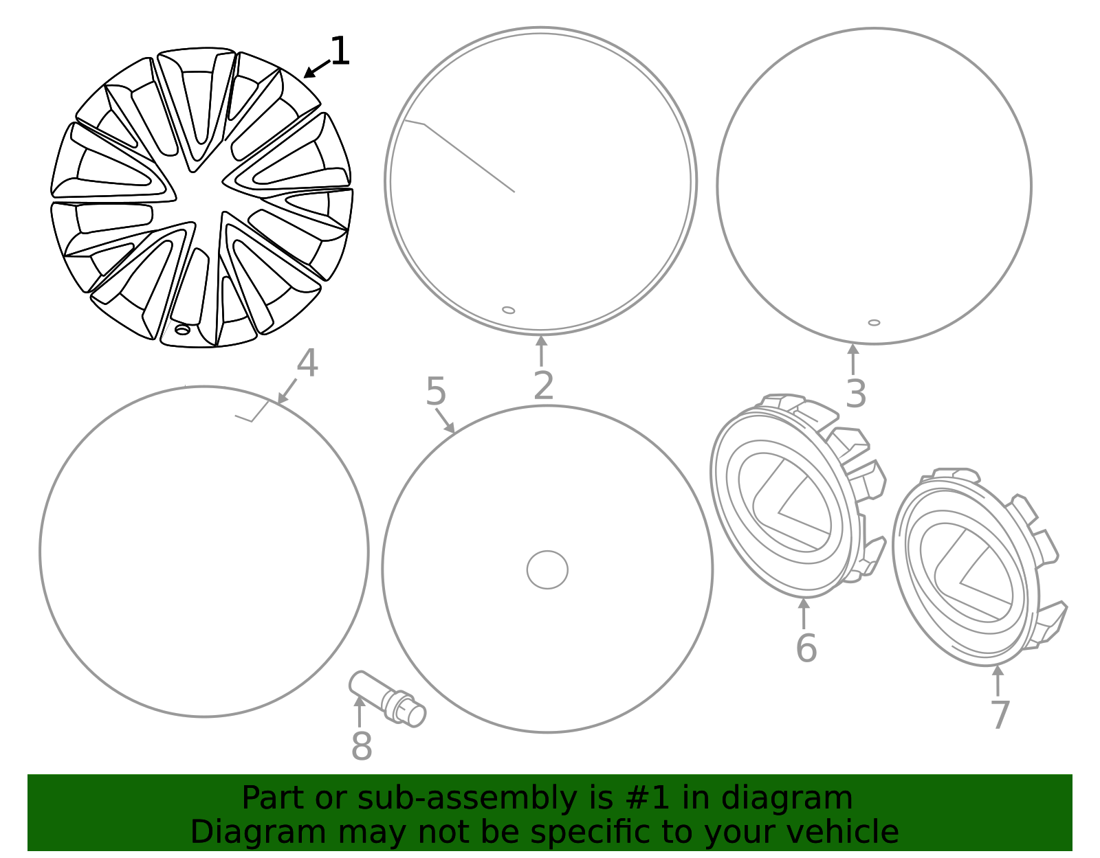 42611-F6020 - High-Quality Wheel, Alloy for 2022-2025 Lexus ...