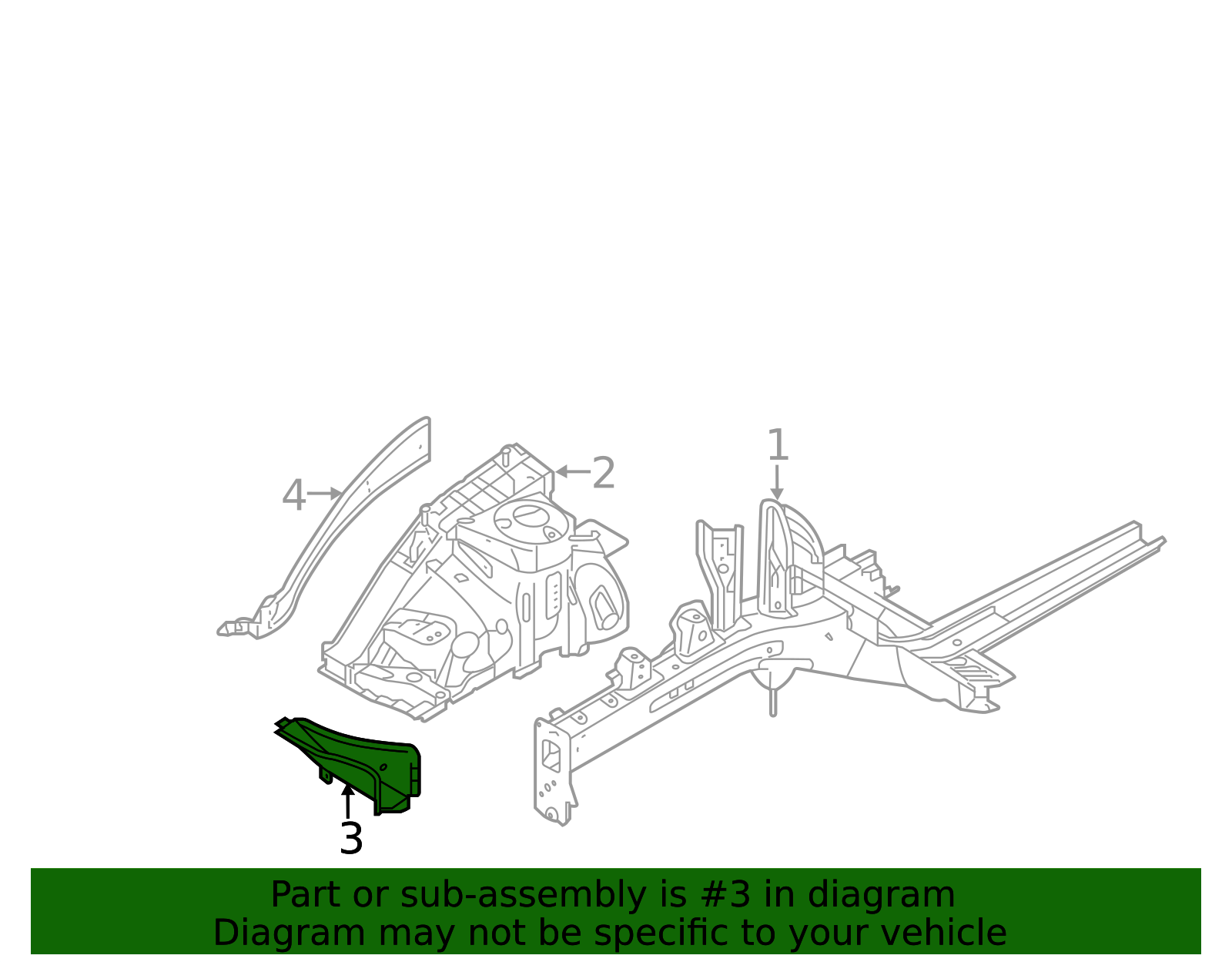 64537-C1000 - High-Quality Fender Apron Bracket for 2015-2019 Hyundai ...