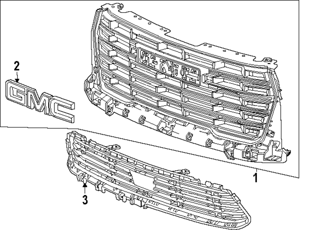 2024-2025 GMC Acadia Grille 26612495 | Capital Chevy Parts