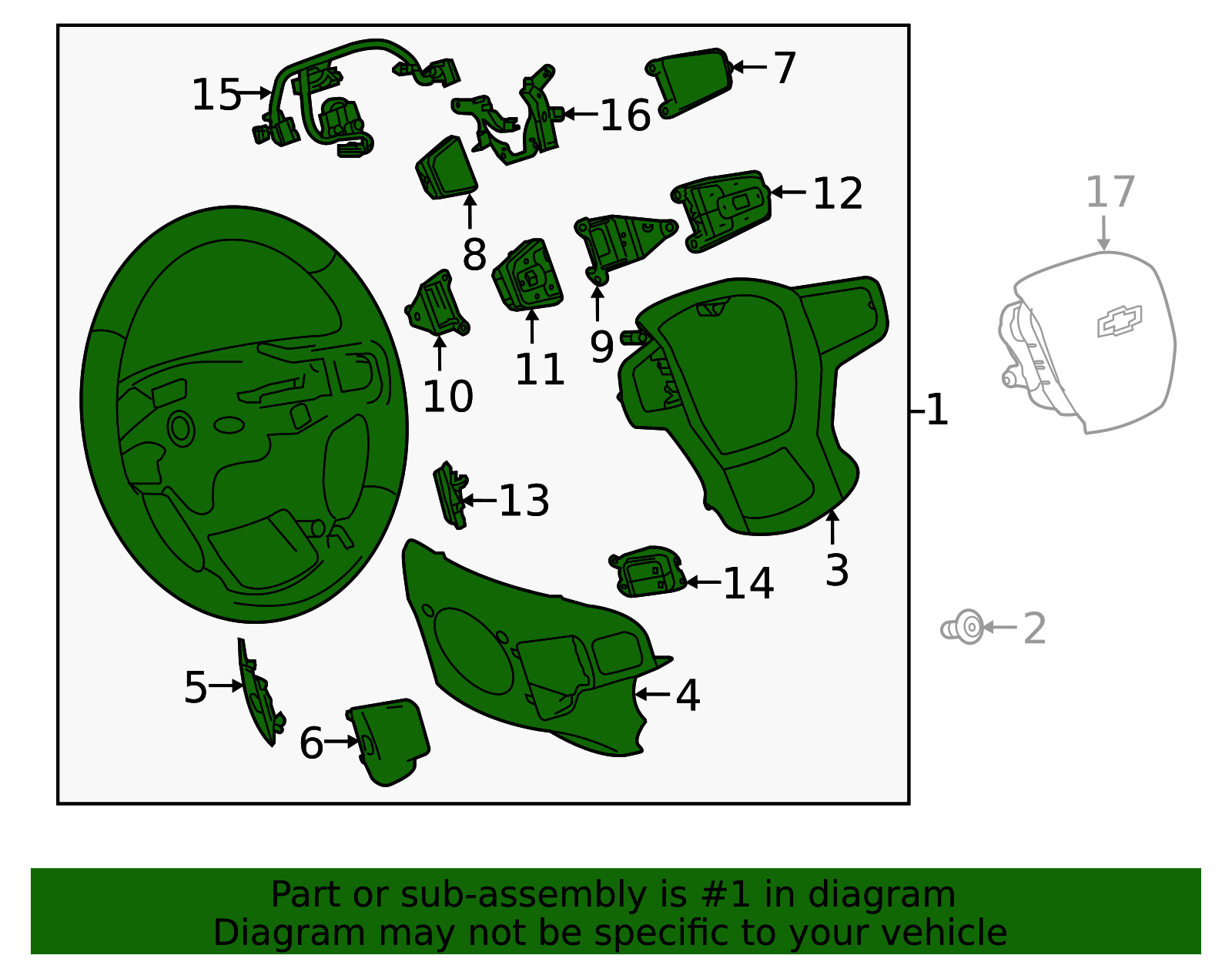 2022-2025 GM Steering Wheel 85551831 | Capital Chevy Parts