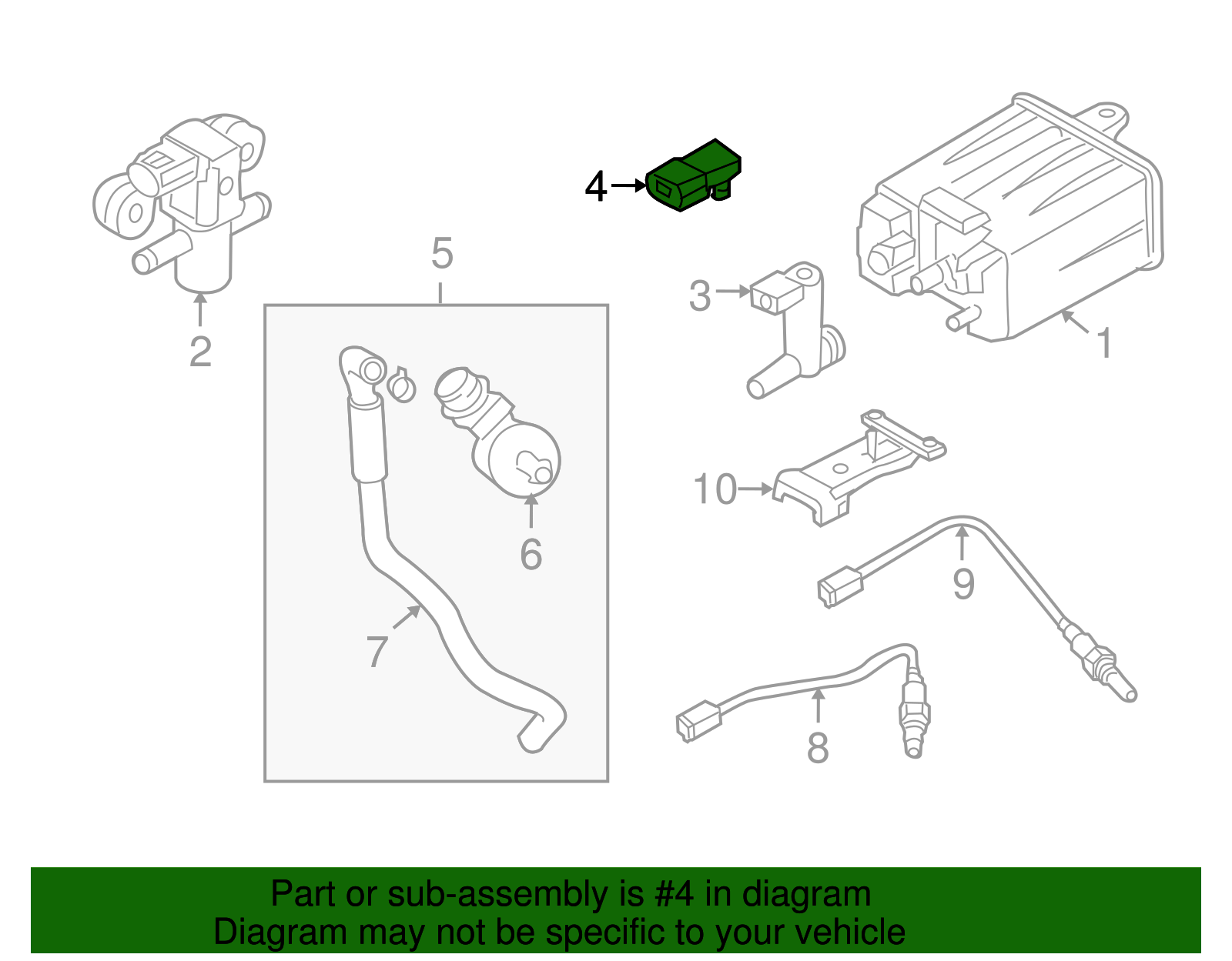 22365-1TV1D - Sensor Assembly-Boost Pressure 2003-2020 Infiniti ...