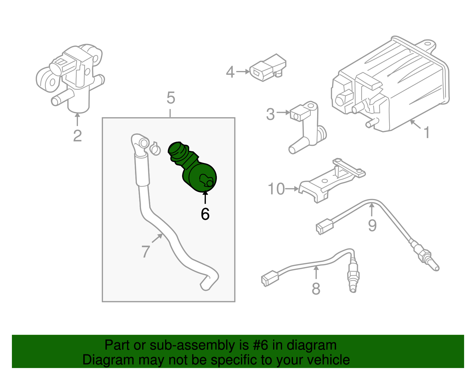 2008-2019 Infiniti Vapor Valve 14939-EA200 | Infiniti Parts Online