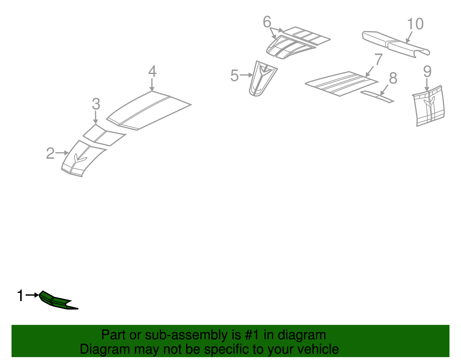 23156183 - Carbon Flash Metallic Front Bumper Fascia Lower Decal 2015 ...