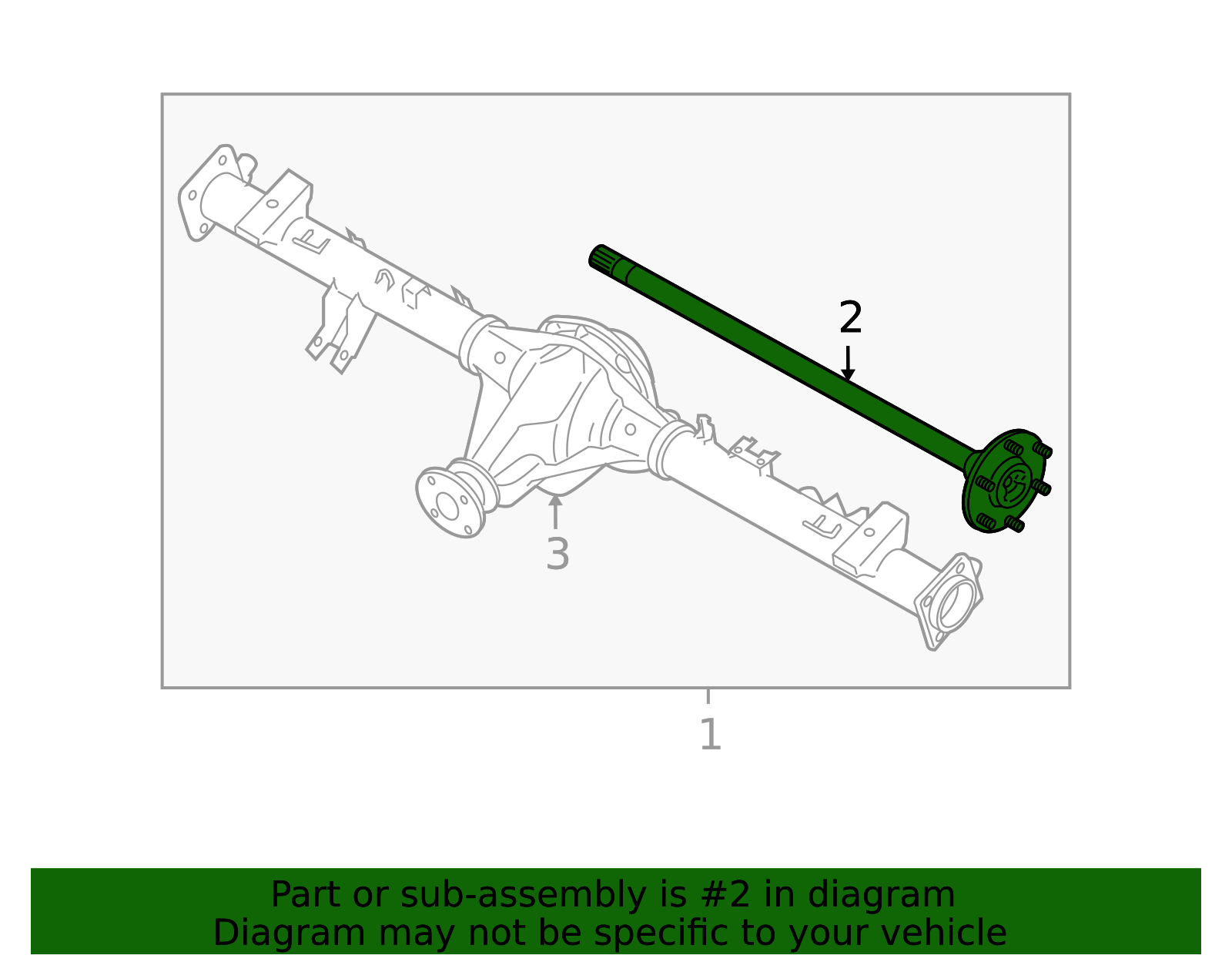 Genuine Rear Axle Shaft (d40 N50) - 38162-EA00A | NissanParts.cc ...