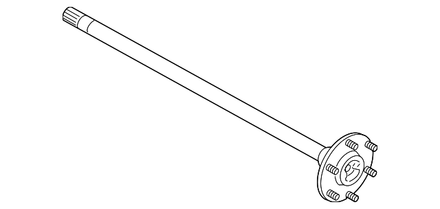 2005-2013 Nissan Axle Shaft Assembly 38164-EB000 | My Nissan Part