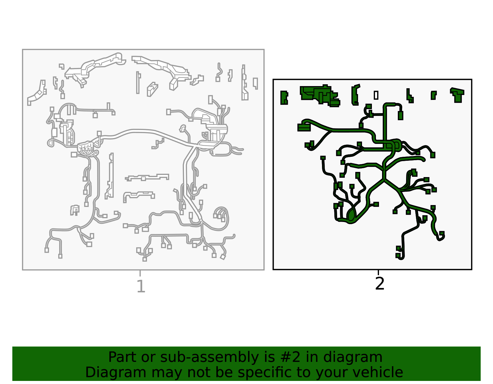 2021 Toyota Mirai 2021 Toyota Mirai - Engine Harness 82121-62030 ...