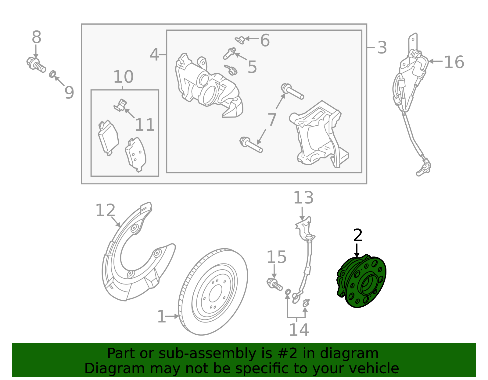 2022-2025 Genesis Hub Assembly 51730-AR500 | OEM Parts Online