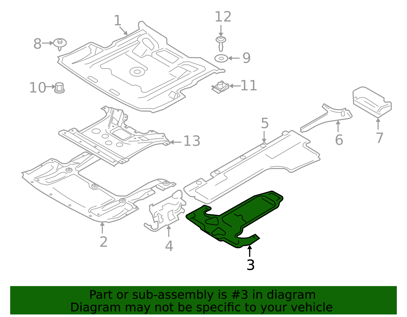 51757185027 - Under-Body Shield (51-75-7-185-027) | BMW of South ...