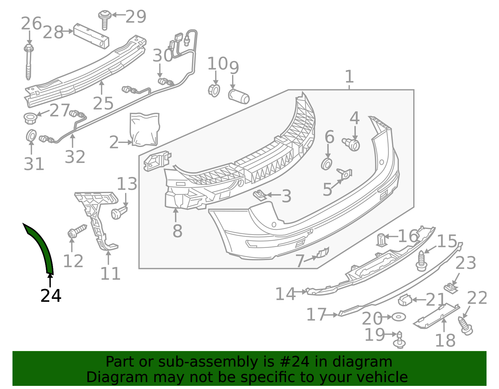 2009-2017 Audi Wheel Opening Molding 8R0-853-827-C-4U8 | AudiUSAParts.com