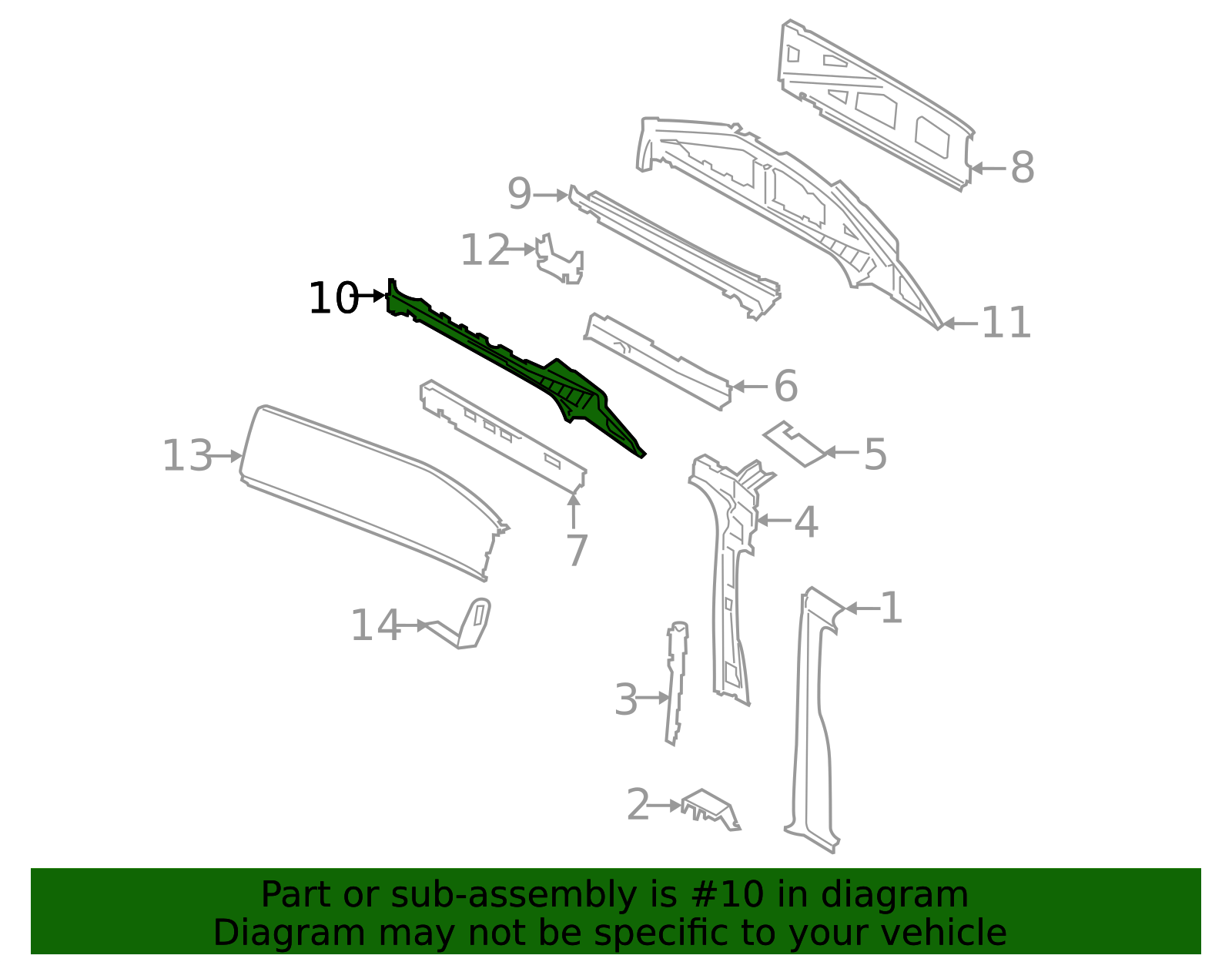 2015-2025 Ford | Rail Reinforced | CK4Z-6127946-D | Walls' Ford Parts