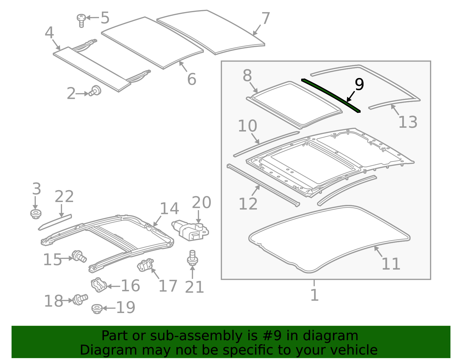 2010-2015 Toyota Weatherstrip 63254-47010 | MotorMotor