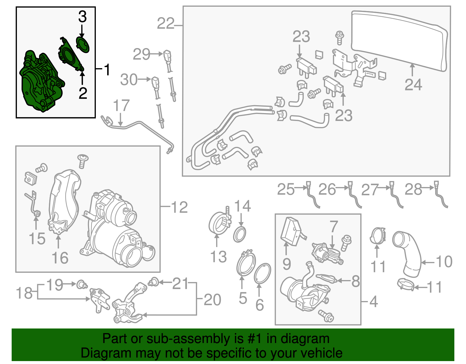 04L-131-501-S - Egr Valve 2015-2016 Audi A3 | Audi OEM Parts