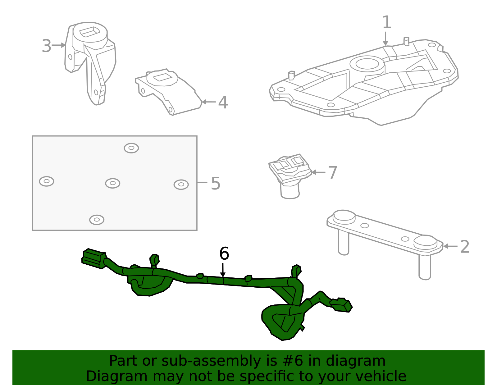 68398007AA - Trailer Tow Wiring | Mopar Parts Canada