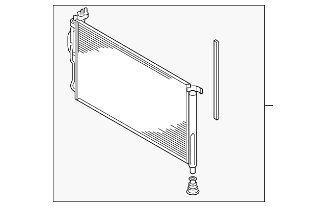97606-M7000 - Condenser 2019-2024 Kia Forte | Kia.Parts Store