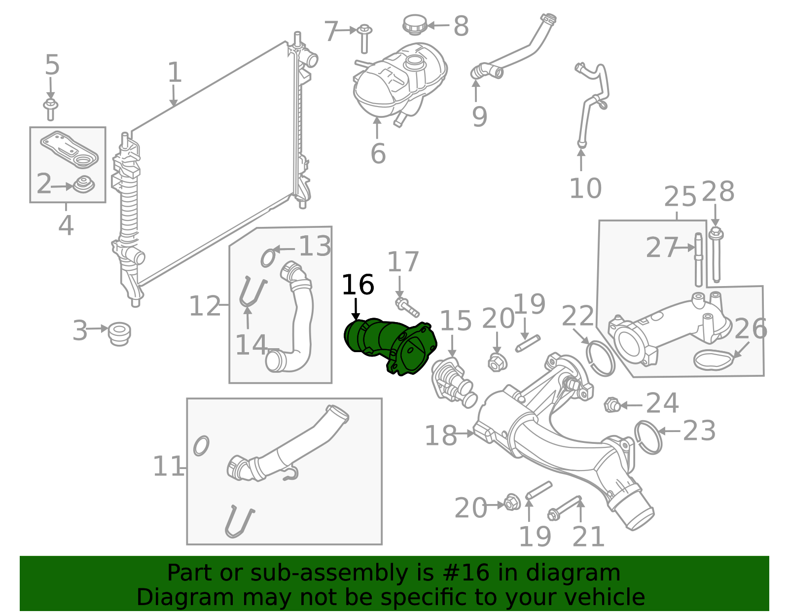 2020-2025 Ford Thermostat Housing KR3Z-8592-A | OEM Parts Online
