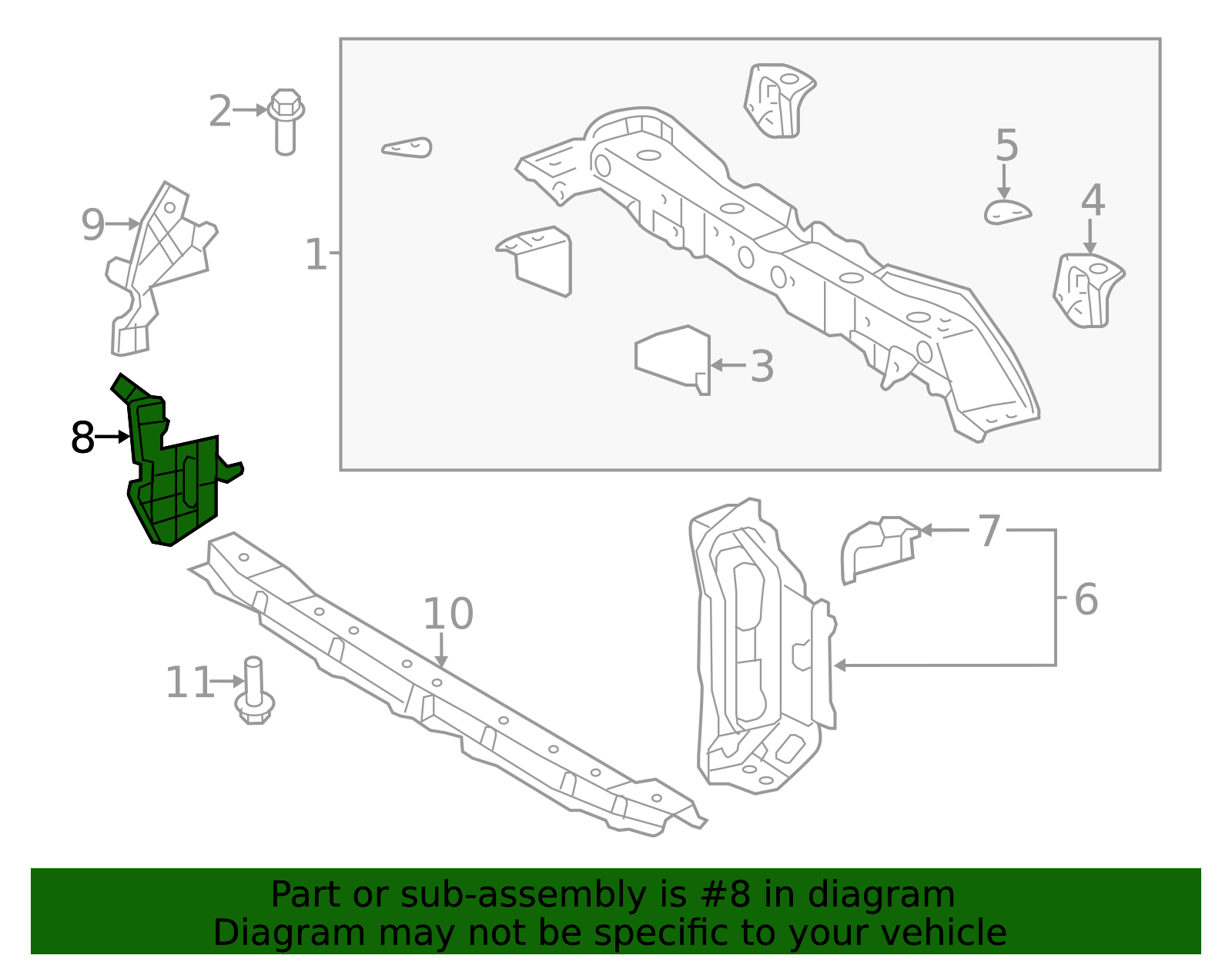 Radiator Air Deflector - OEM Engine Cooling Channel | AutoNation Parts