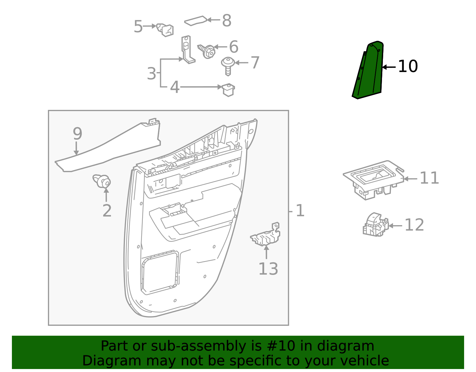 2022-2025 Toyota Tundra Upper Cover 67673-0C040-C0 | Toyota Parts Center