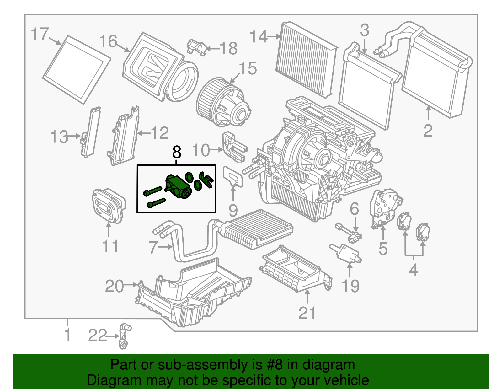 F1FZ-19849-A - Expansion Valve 2015-2018 Ford Focus | Big 3 Auto Parts
