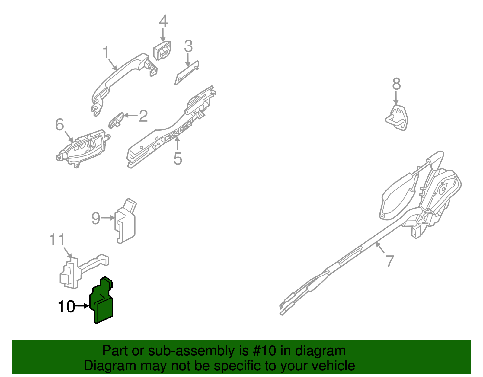 2009-2025 Nissan Hinge 80401-JN00A | Sullivan Brothers Nissan