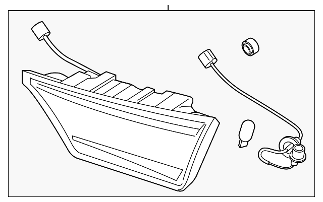 92403-M7000 - Backup Lamp Assembly 2019-2024 Kia Forte | Kia.Parts Store