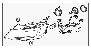 2015-2020 Chevrolet Impala Headlamp 19434732 | Capital Chevy Parts