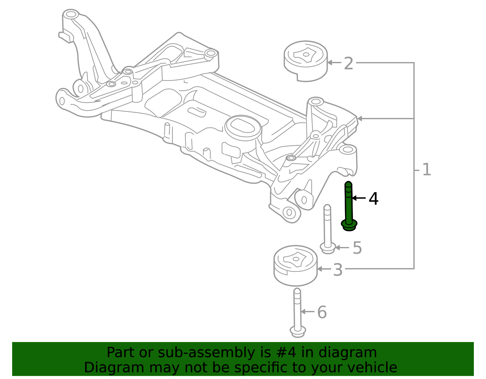 Mount Bolt N-910-398-02 | VW Direct Auto Parts