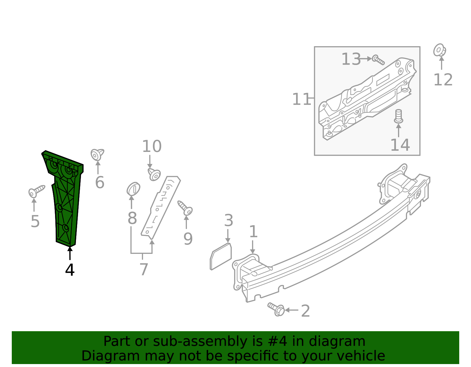 4K8-807-454 - High-Quality Bumper Guide for 2019-2025 Audi | AutoNation ...