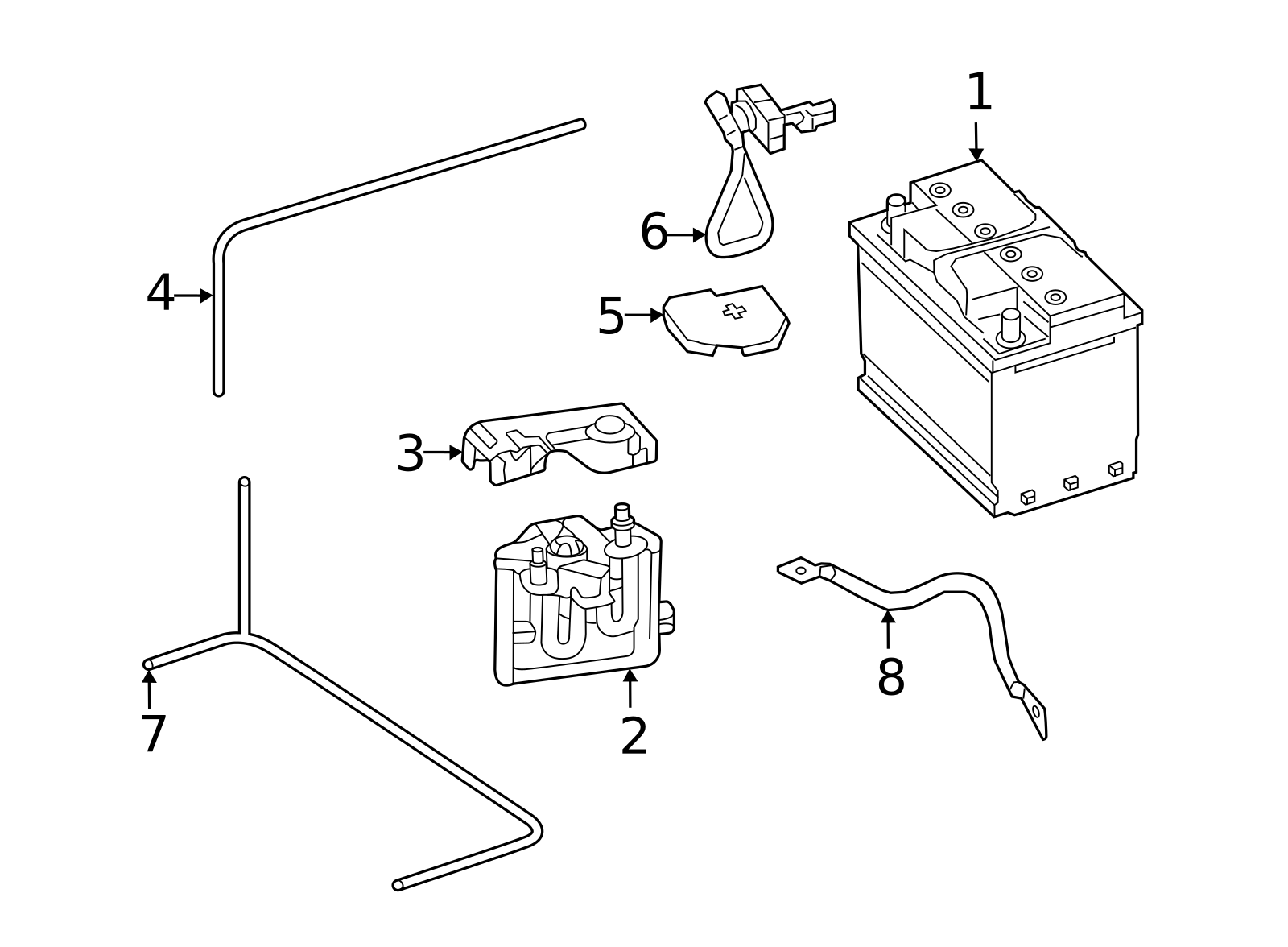 000-982-69-25 - Starter Battery For 2011-2017 Mercedes-Benz | Mercedes ...