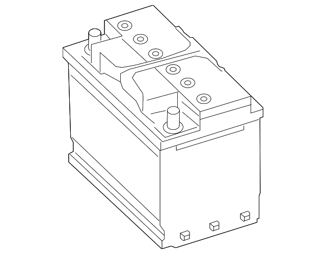 000-982-69-25 - Starter Battery For 2011-2017 Mercedes-Benz | Mercedes ...