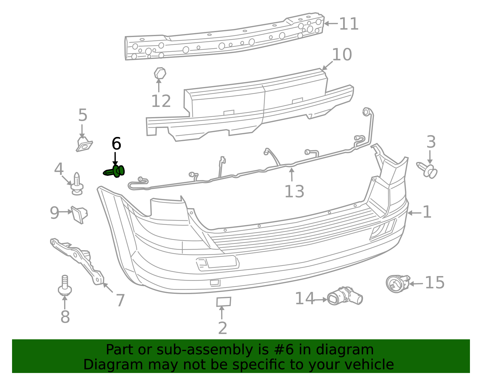 2007-2017 Mopar Tow Eye Cap Rivet 04389947AA | Mopar Parts Canada