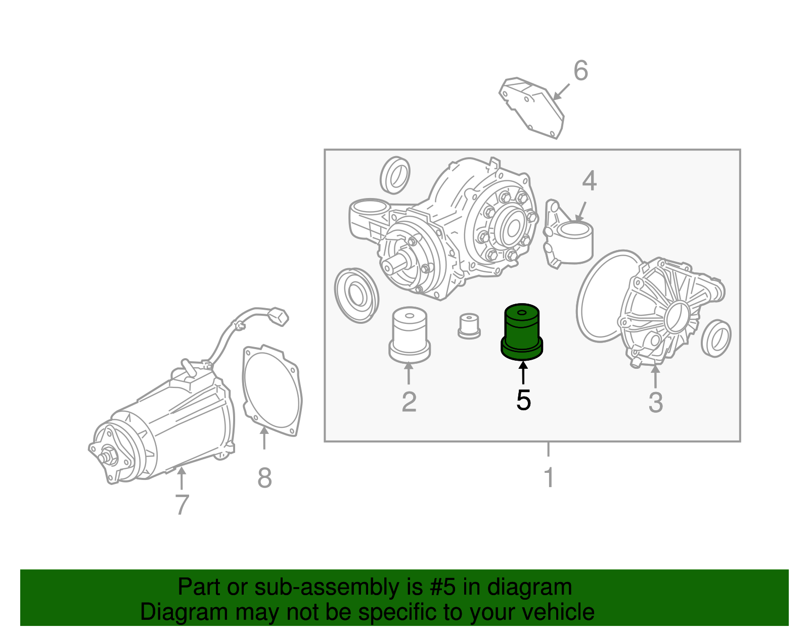 GM Parts | (20914914) - Differential Carrier Bushing | GM Parts Store
