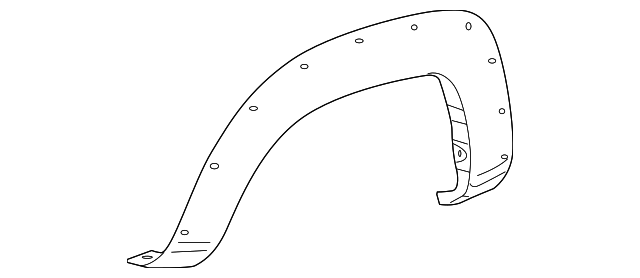 2005-2015 Toyota Tacoma Fender Flare 75873-04050 | OEM Parts Online