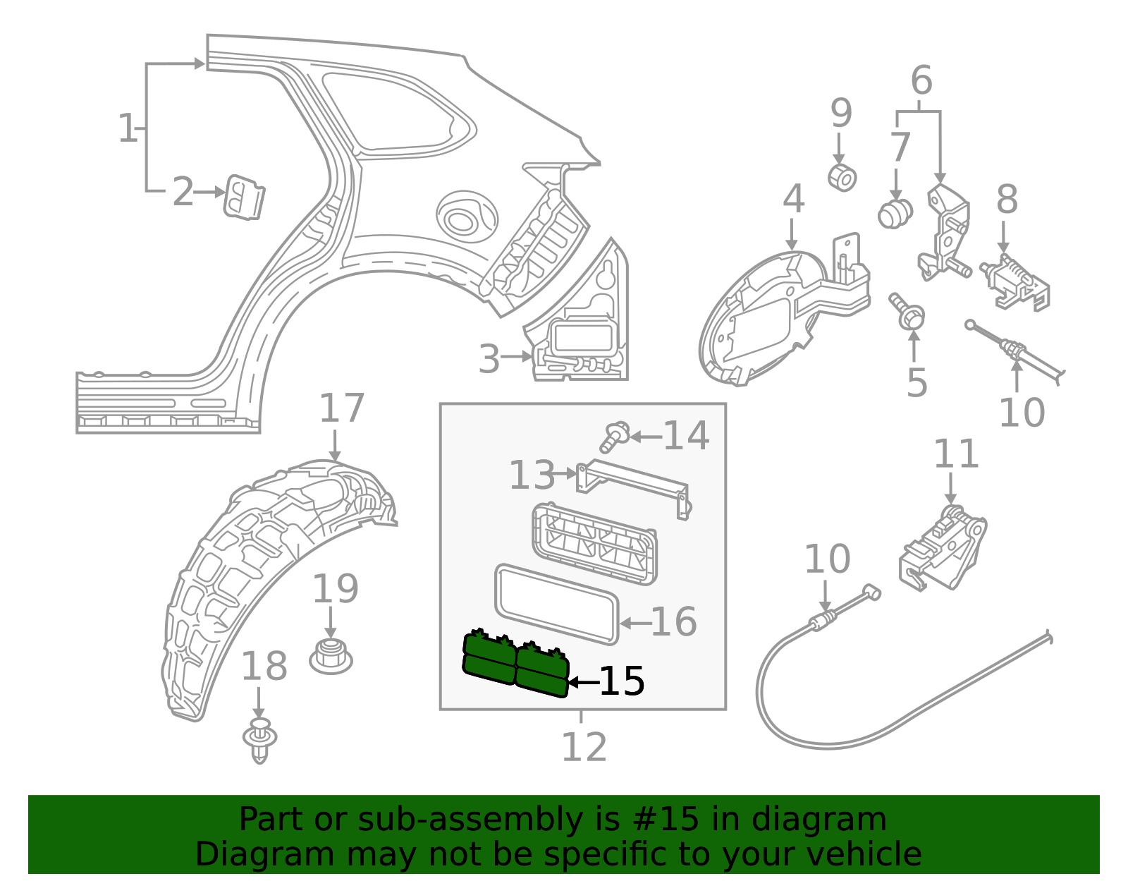 TK48-51-923 - Flap - 2016-2020 Mazda CX-9 | Mazda Parts Factor