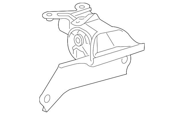 Genuine Toyota Engine Mount (Left) part# 12372-0H150 for 2009-2013 ...