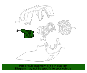 2022-2025 GM Turn Signal Switch 84924355 GM | GMPartsDirect.com