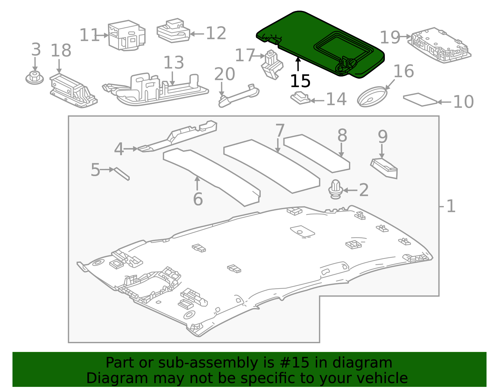 Sun Visor – Block Glare with Factory Precision | AutoNation Parts