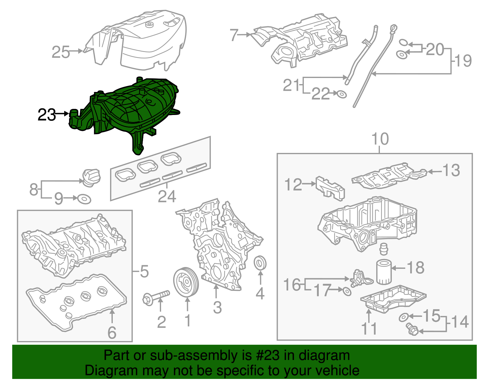 2017-2020 Buick Intake Manifold Assembly 12674126 | Capital Chevy Parts