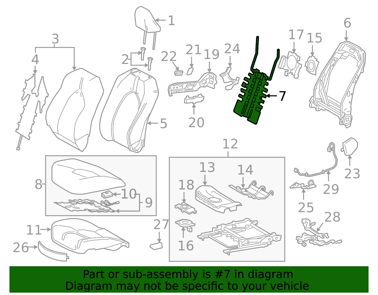 71053-06230 - High-Quality Lumbar Support for AutoNation Parts