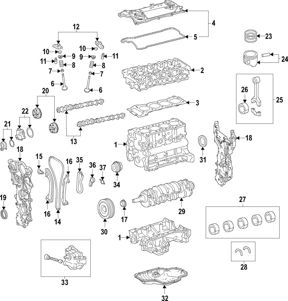 2019-2024 Lexus Timing Chain 13506-F0010 | OEM Parts Online