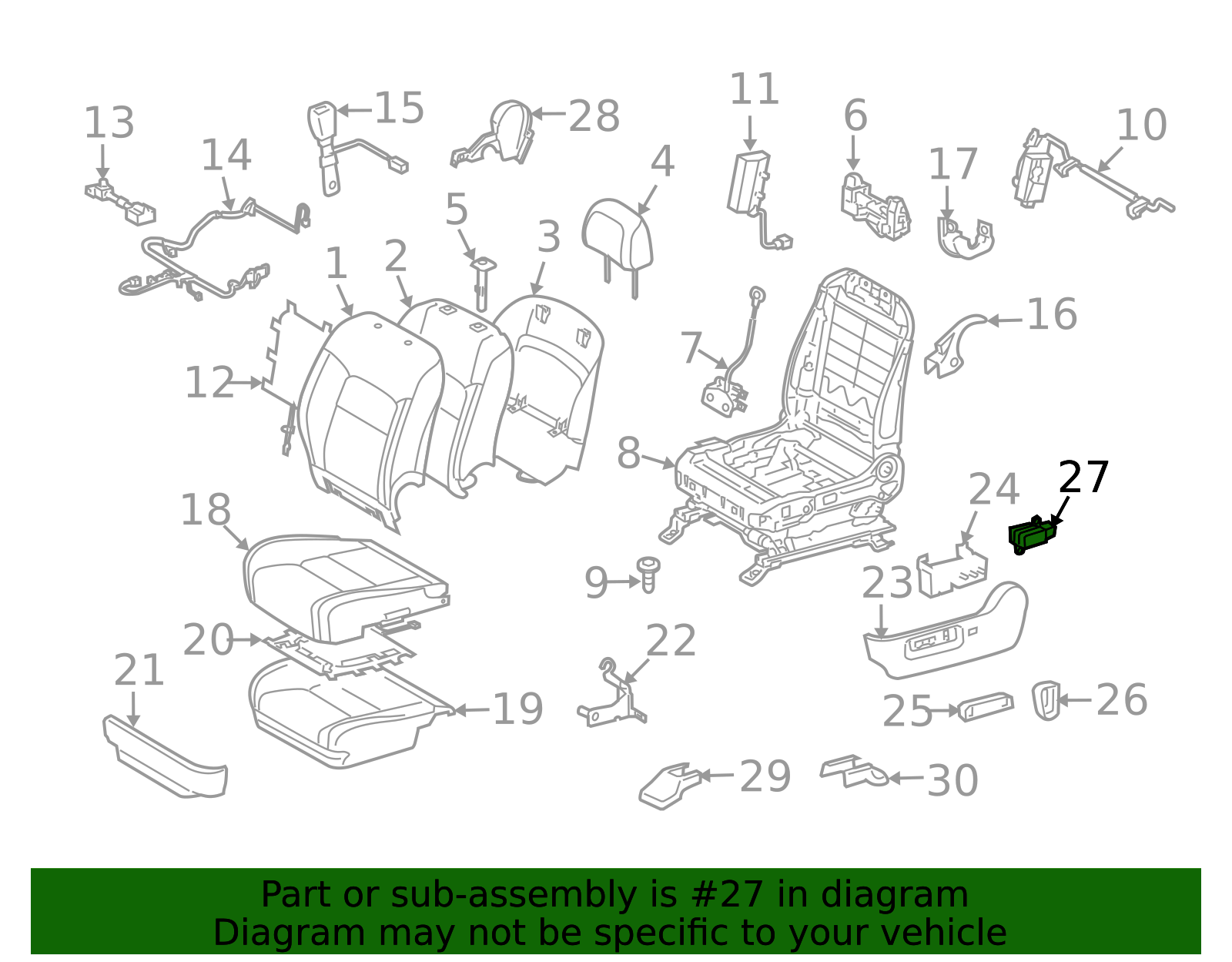 2013-2015 Toyota Land Cruiser Seat Lumbar Switch 84920-60050-A5 ...