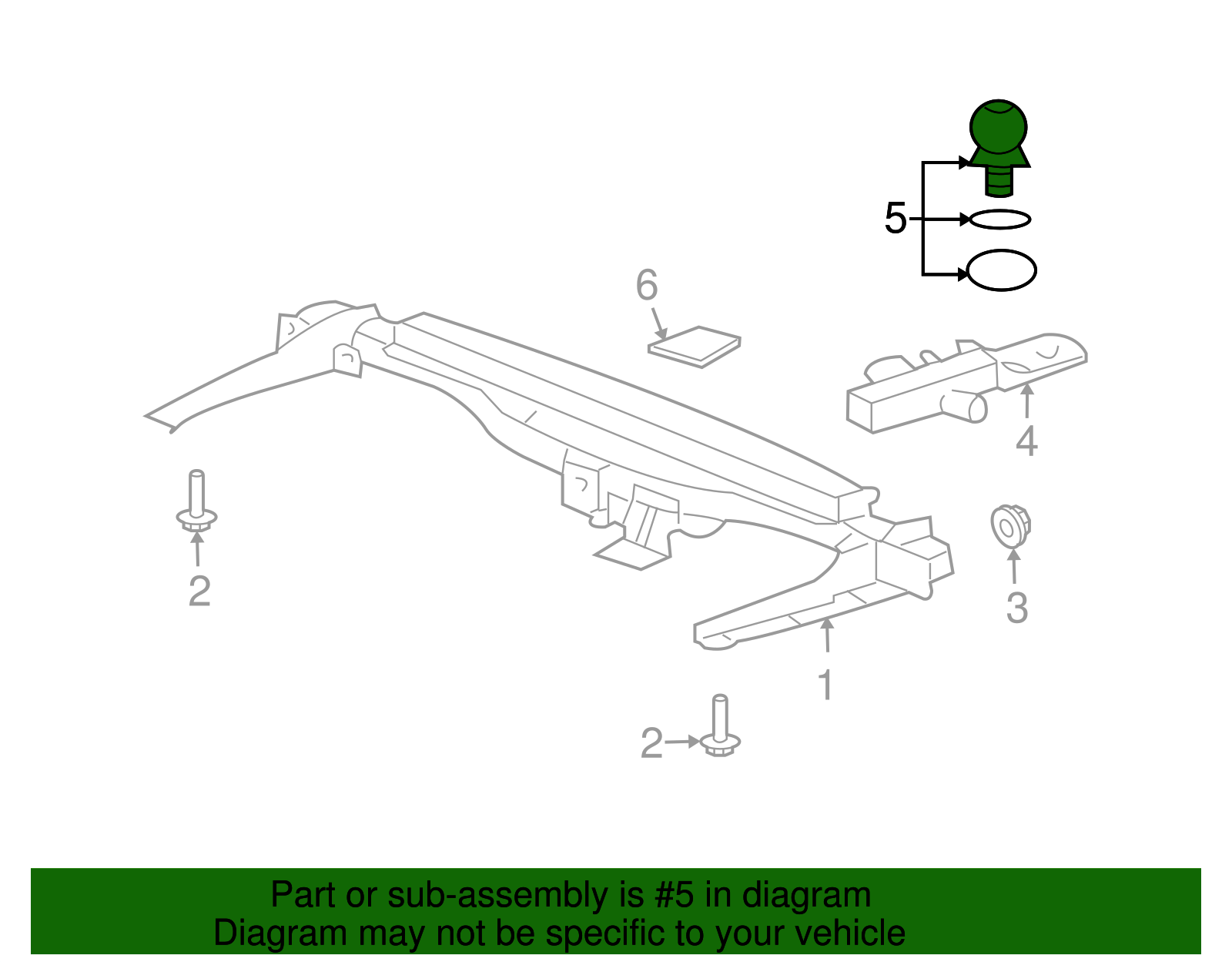 2001-2025 Ford | Trailer Hitch Ball | BL3Z-19F503-C | Walls' Ford Parts