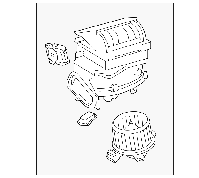 87130-12561 - Toyota Blower Assembly 2009-2014 Toyota | Performance ...
