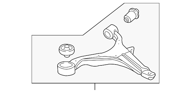 51350-S9A-A11 - Lower Control Arm 2005-2006 Honda CR-V | Honda Parts Online